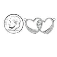 Merging Hearts Pendant | Jewlr